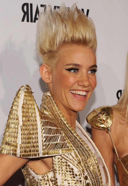 Mim Nervo Cool Short Blonde Spike Haircut for Women | Styles Weekly